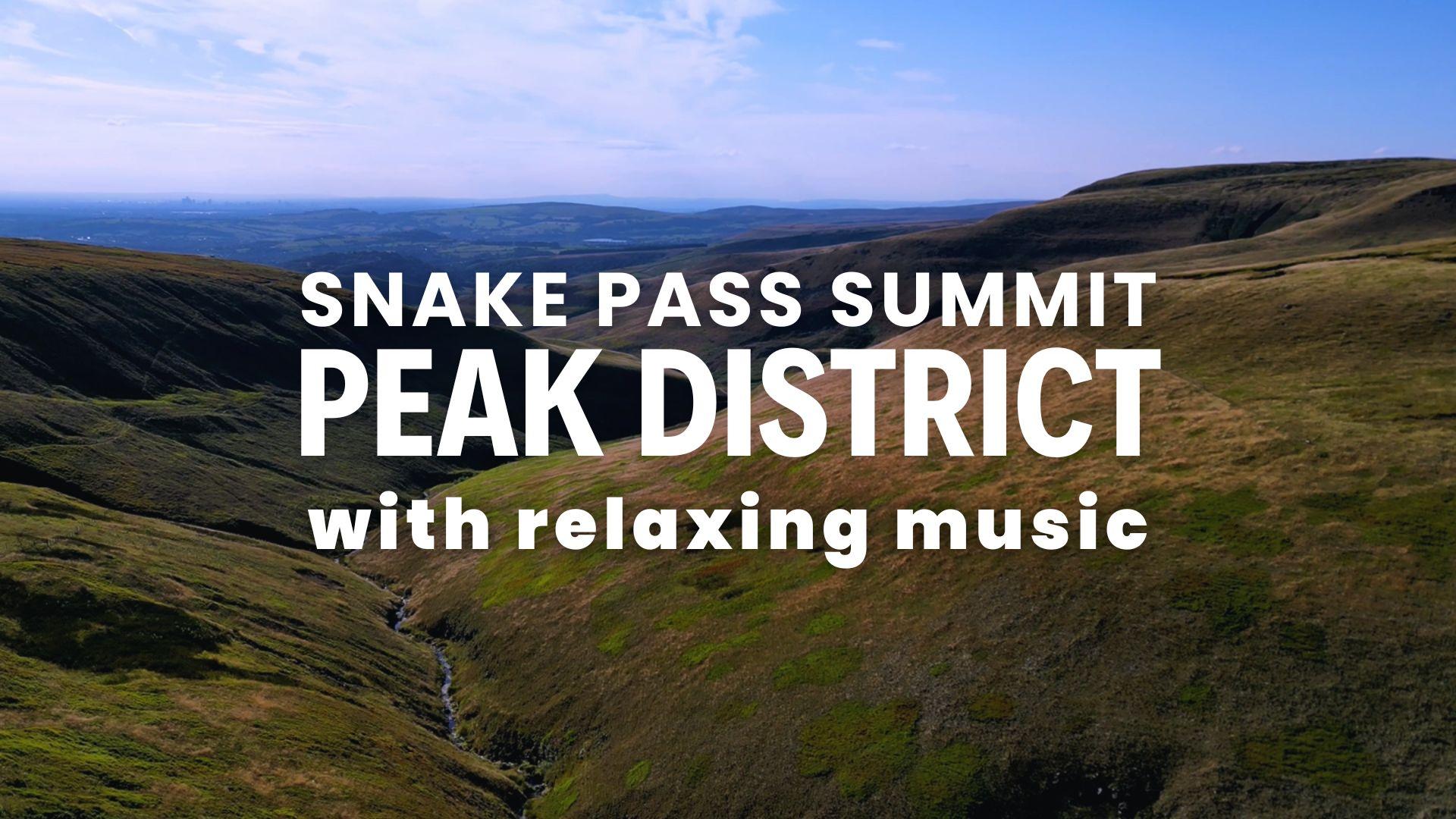 4K Beautiful Countryside (Peak District) with Relaxing Music — Scenic ...